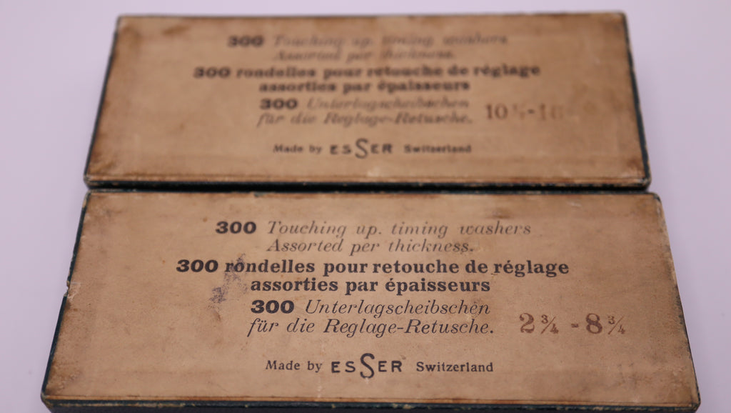 Esser - Timing Washers For Wristwatches - NOS – Welwyn Watch Parts