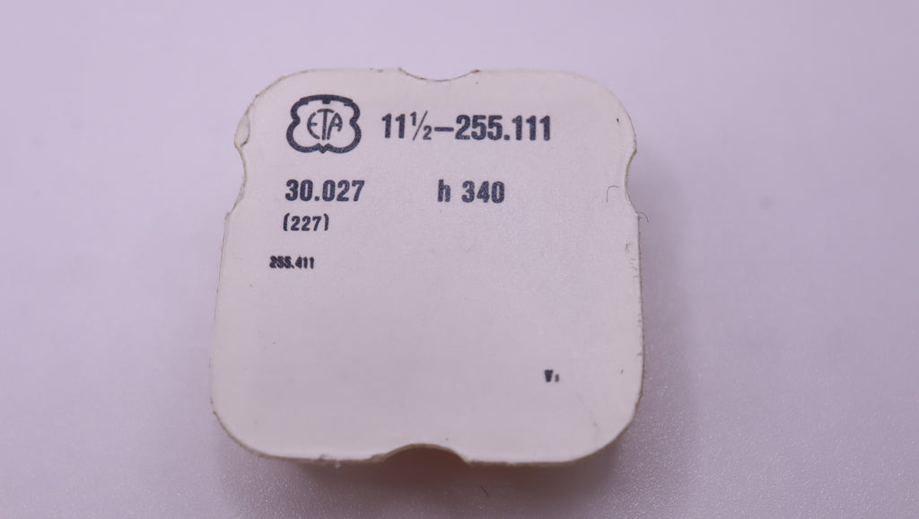 ETA - 255.111 - Part#227 Centre Seconds - NOS – Welwyn Watch Parts