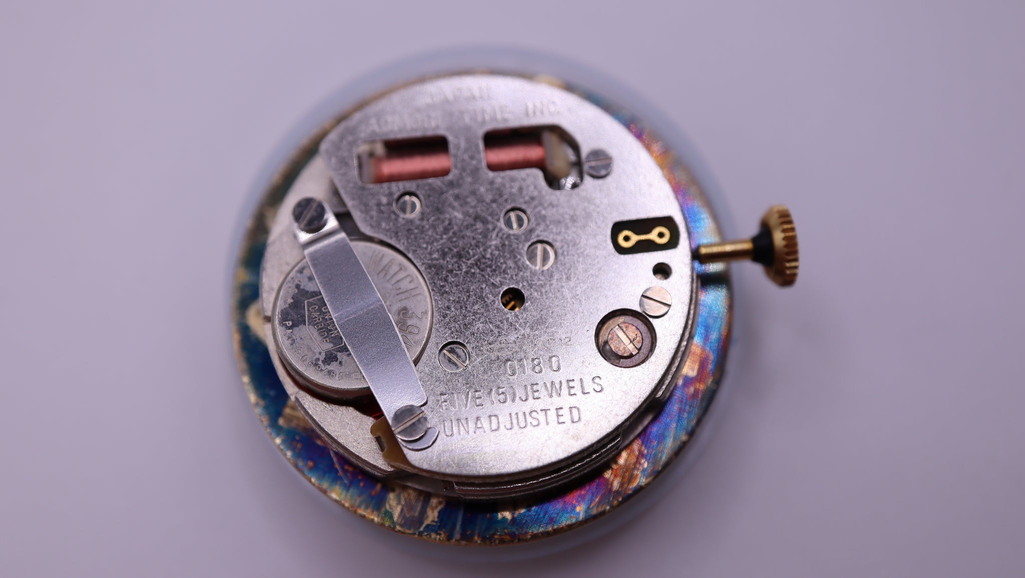 Aomori Cal 0180 - Quartz Movement - NOS – Welwyn Watch Parts