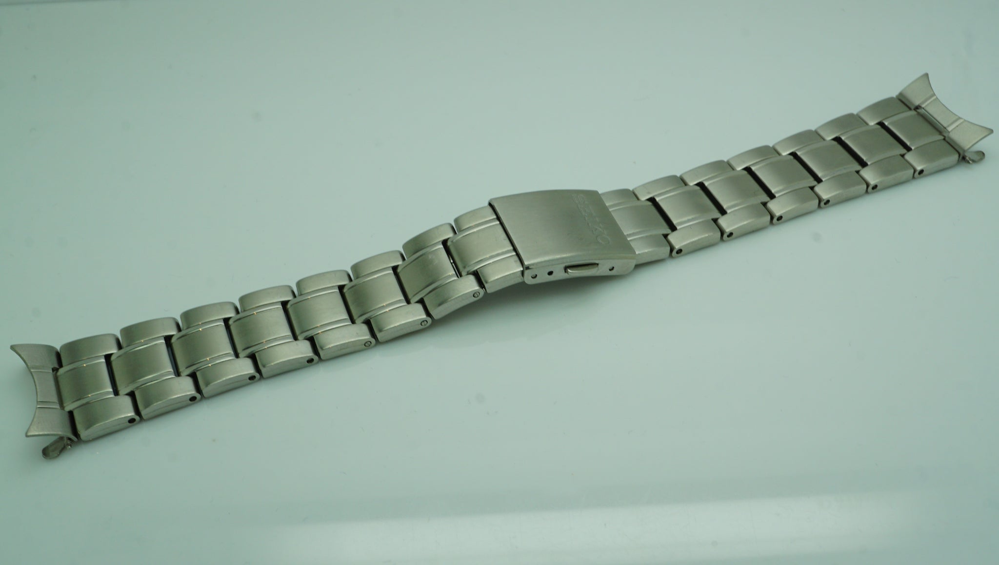 Genuine Seiko 20mm Steel Bracelet - Curved End Links - Brushed/Polishe ...