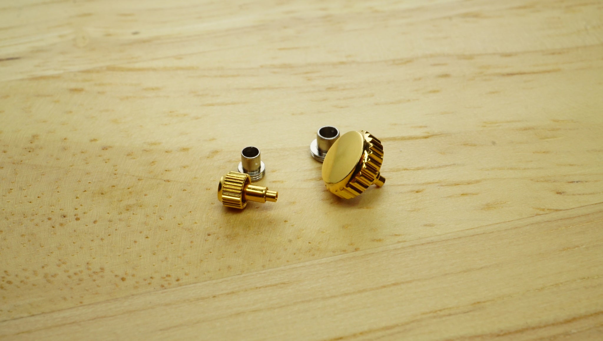 Screw Down Crowns - Gold Plated Crown + Tube - Various Sizes – Welwyn ...