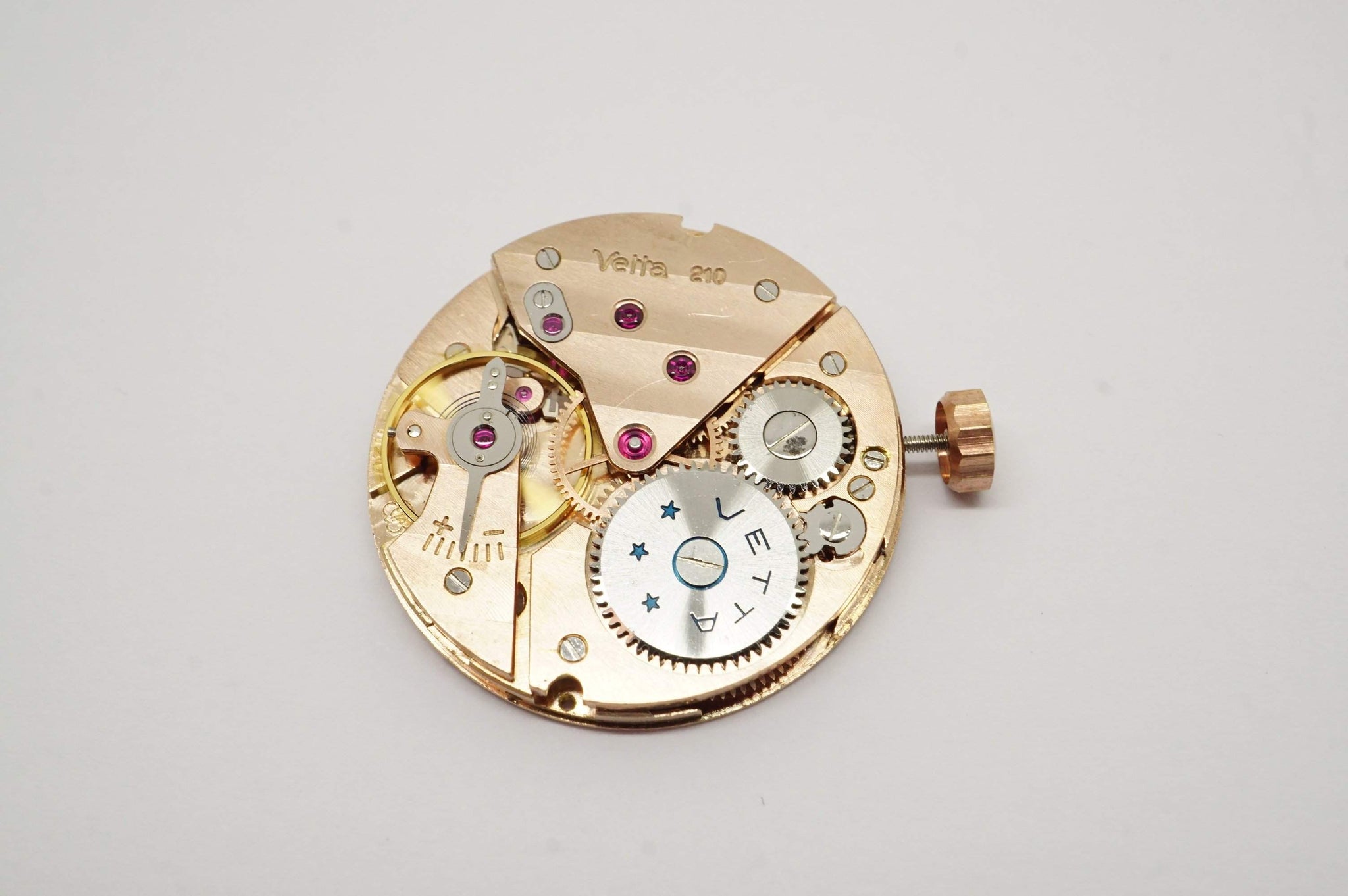 Vetta Cal 210 - ETA 1120 Movement - Rose Plated - Running – Welwyn ...