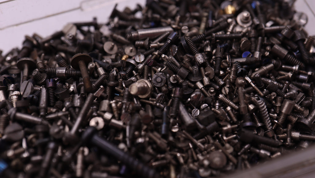 Large Mixed Lot of Watch & Pocket Watch Screws - Watchmakers Lot ...